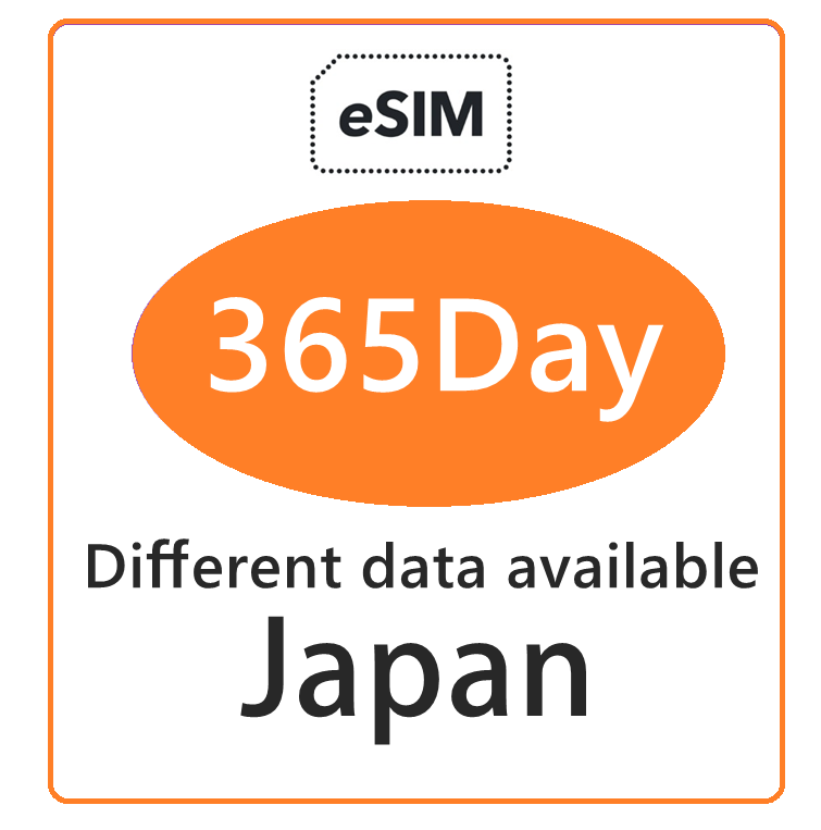 【免插卡eSIM】365日 日本 5G/4G 無限上網 日本eSIM